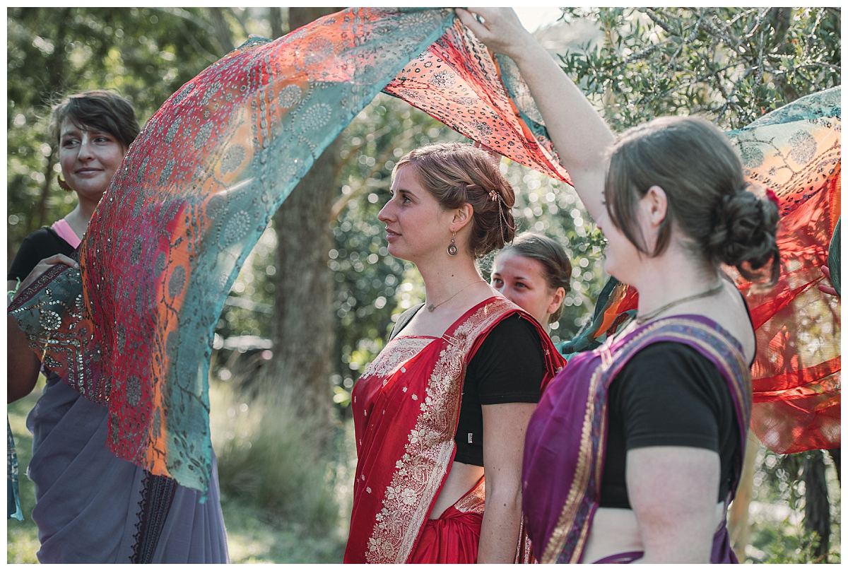 Double vedic marriage ceremony - vivaha jagya in Govinda Valley in ...